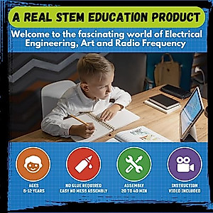 Make It At Home - DIY Build Your Own RC Car Kit - Buildable Model - Wooden Cars to Build & Paint - STEAM & STEM Kits Project - Crafts for Boys Ages 8-12 - Wood Simple Machine for Kids