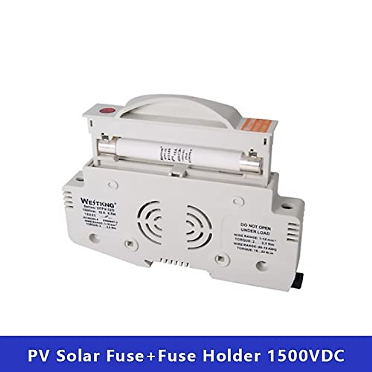 BASNI 5Set PV Solar Fuse Holder With10x85m1500VDC High Pressure Current Limit for Photovoltaic System Combiner Box (Color : 16A, Size : 5 Set)