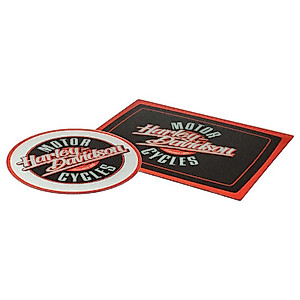 Harley-Davidson Motorcycles Cutting Board Set, Tempered Glass, Set of Two