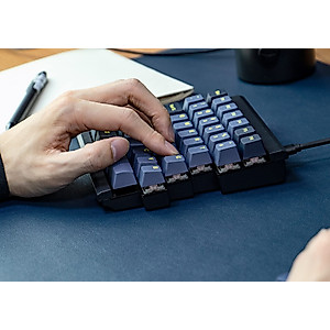 Mistel BAROCCO MD770 RGB Wireless Split Mechanical Keyboard, TKL Ergonomic Gaming Keyboard 85 Keys (Cherry MX Brown Switches, Tactile Light-Clicky)