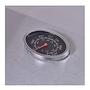 Thaweesuk Shop 2 Burner Portable Stainless Steel BBQ Table Top Propane Gas Grill Outdoor Camp 22” x 18” x 15”