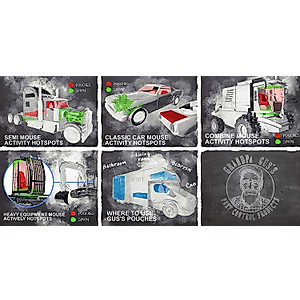 Grandpa Gus's Extra-Strength Mouse Repellent Pouches + Rodent Repellent Spray, Peppermint/Cinnamon, Home/RV, Boat/Car Storage & Machinery, 4 x 1.75 oz Pouches + 1 x 8 oz Spray