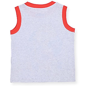 Sesame Street Elmo and Friends Boys 2 Pack Tank Top for Infant and Toddler Kids Red