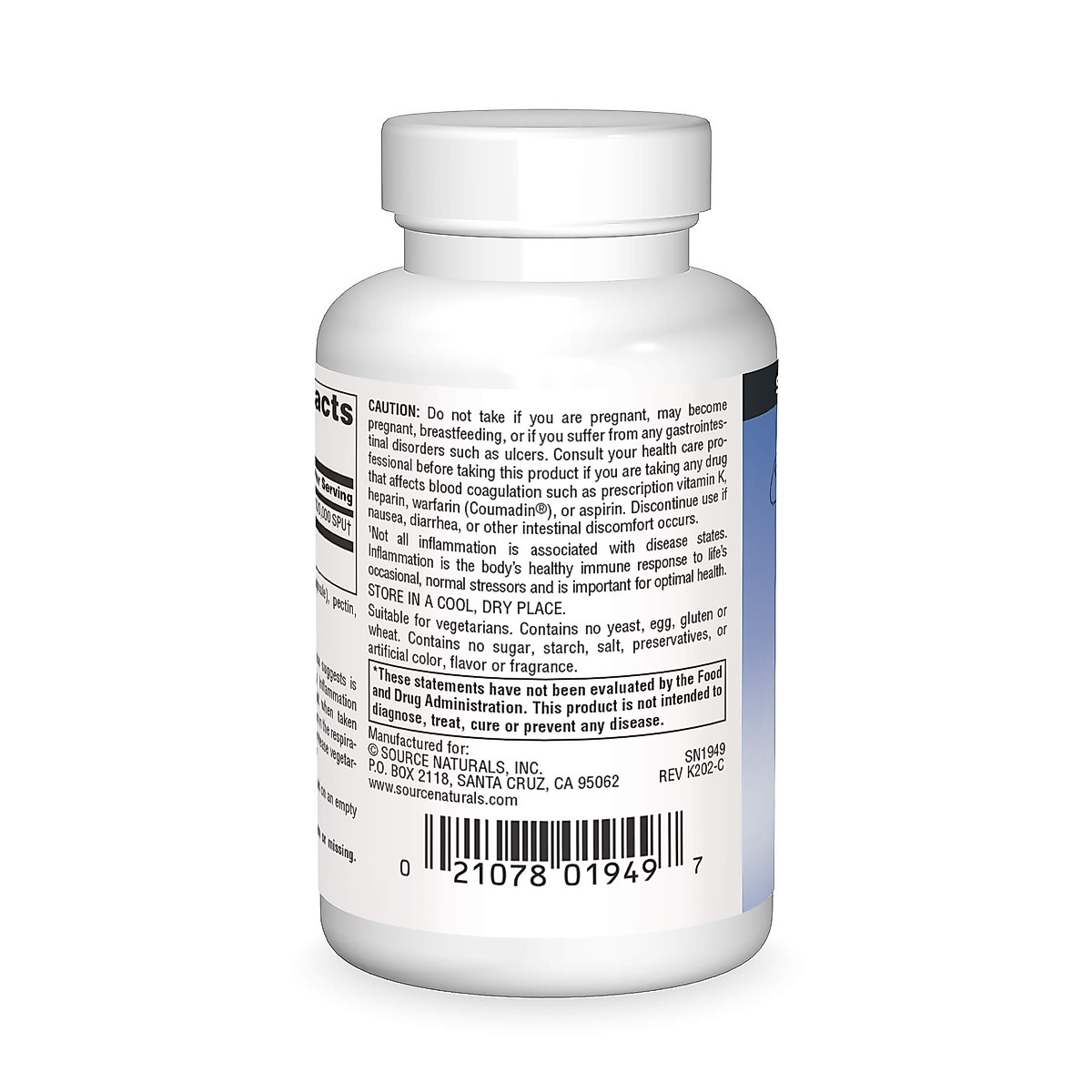 Source Naturals Serrapeptase - Delayed Release Enzyme - 60 Vegetarian Capsules