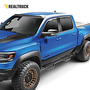 N-Fab Nerf Steps | Textured Black, Wheel-to-Wheel | H0464-TX | Fits 2004-2010 Hummer H3 SUV 4 Door, SRW Gas