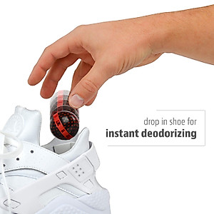 Sneaker Balls Odor-Fighting Shoe Fresheners, Eliminates Unpleasant Smells, Perfect For Sneakers, Gym Bags, Gear Bags, Drawers, Lockers, And More!, Powerball, 7 Pack