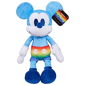 Just Play Disney Standard Pride Small Plush – Mickey Mouse, Kids Toys for Ages 2 Up, Amazon Exclusive