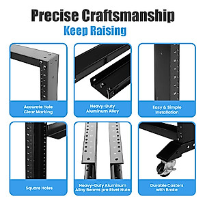RAISING ELECTRONICS 25U Network Data IT Server Rack Series System 19 ...