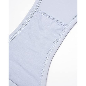 Lucky Brand Women's Underwear - 10 Pack Microfiber Hipster Briefs (S-XL), Size Large, Blue Iris/Gardenia/Silver Sconce/Blue/Multi
