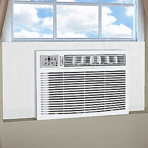 Mxclimate Full Surround Window AC Insulation Foam Side Panels for Air Conditioner Units, 39'' Width Indoor Window Seal Kit Cover, Winter and Summer