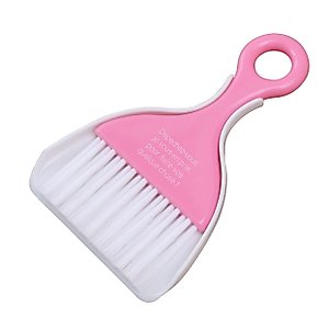 SOLUSTRE 2 Sets Keyboard Cleaning Tools Hand dust Broom Household Supplies Hand Whisk Broom Handled Dustpan Cleaning Dustpan Kids Broom Keyboard Broom Dustpan Mini Cleaning Brush Child