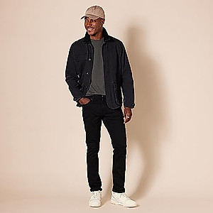 Amazon Essentials Men's Skinny-Fit Stretch Jean, Black, 32W x 32L