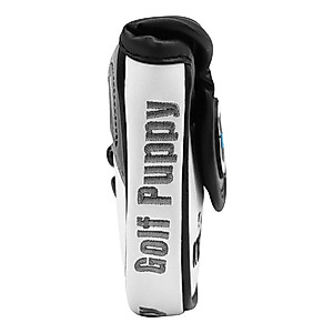 Funny Husky Dog White Mallet Putter Cover Headcover Head Cover Magnetic Thick PU Leather Golf Accessories for Men Women fits Odyssey Scotty Cameron Ping Taylor Made