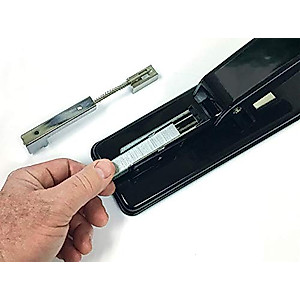 5,000 Count Heavy Duty Staples, 23/13, 1/2-inch Staples, 100/Strip, Chisel Point Tips, High Capacity, by Better Office Products