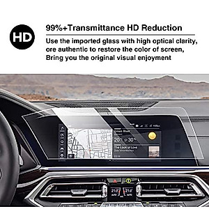 YEE PIN 2019 X5 X7 Screen Protector for 2019 2020 2021 2022 2023 X5 G05 X7 G07 Connected Drive Center Control Touch Screen, 2023 X5 Screen Protector 2021 2022 2023 (12.3-inch)