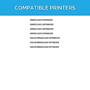 LD Products Remanufactured Toner Cartridge Replacements for Canon 118 (4 Set - BK, C, M, Y) Compatible with ImageClass LBP7200Cdn, LBP7660Cdn, MF726Cdw, MF729Cdw, MF8350Cdn, MF8380Cdw, MF8580Cdw