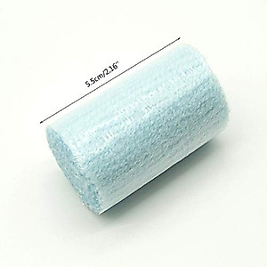 10 Rolls Pre-Cut for Hook Yarn Threads for Making Pillowcases Blanket Rug Knitting Wool Yarn Dark Blue