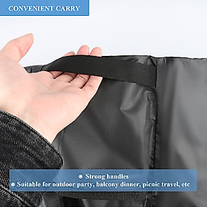 TwoPone Electric Fireplace Cover, Rectangular Portable Fireplace Dust Cover, Electric Wood Stove Waterproof Cover, Electric Fireplace Accessories Indoor & Outdoor - 25.2''L x 14''W x 24''H