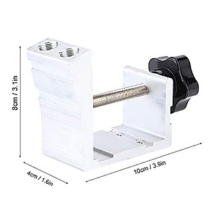 Headerbs Pocket Hole Jig Kit, Aluminum Alloy Pocket Hole Fixture Kit, Homes for Professional Use DIY