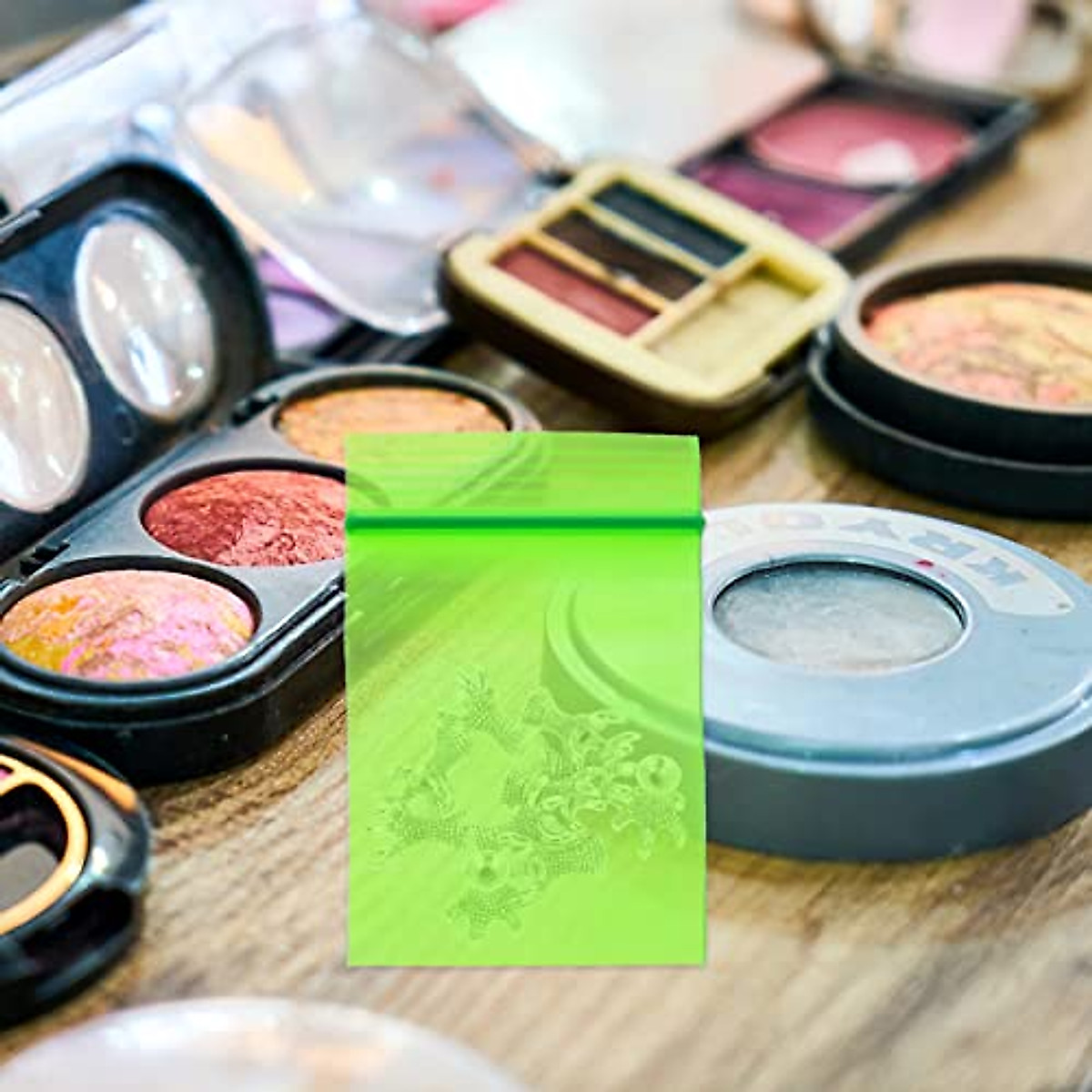 Mini Sealing Bags 500pcs Colored Sealed Bags Small Plastic Pouches Resealable Jewelry Storage Cases Candy Gift Card Zipper Baggies Pill Pouch for Necklace Photos Keys Coins