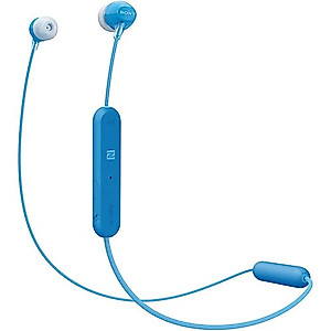 Sony WI-C300 Wireless Bluetooth in-Ear Headphones -Blue - Kit with USB Adapter