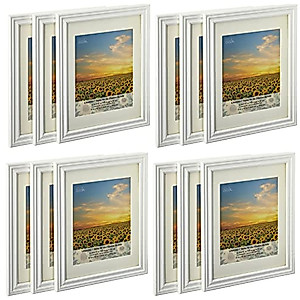 MICHAELS Bulk 4 Packs: 3 ct. (12 total) White 8”; x 10”; Frame with Mat, Lifestyles by Studio Décor®