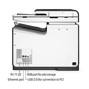 HP PageWide Pro 577dw Color Multifunction Business Printer with Wireless & Duplex Printing (D3Q21A)