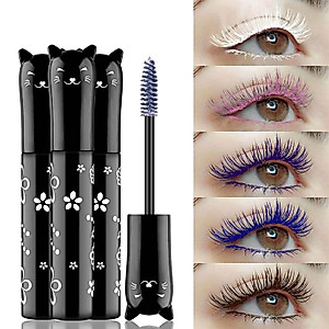 LGSZGDCN 6 Colors Lashes Mascara Eyes Waterproof Fast Dry Eyelashes Curling Lengthening Makeup Eye Lengthening, Lifting, Curling Kit Gift Set