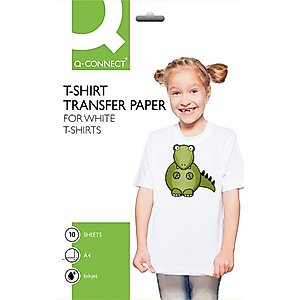 Q Connect T Shirt Transfer Paper (Pack of 10)