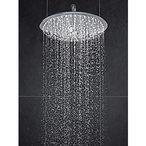 GROHE 26457000 Euphoria Rain Showerhead, 10 Inches Starlight Chrome