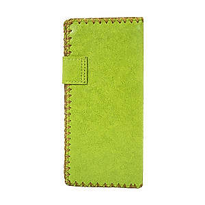 Lavishy Rockabilly Rose & Sugar Skull Day of the Dead Embroidered Large Wallet (Green)