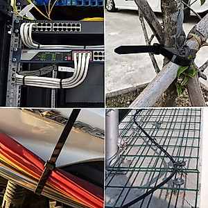 Zip Ties 16 inch Black wire ties 100 per pack Electrical Cable Ties with 60 lbs tensile Strength Suitable for Outdoor Workshop Farms