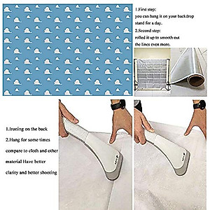 Art Studio 7x5ft It's a Boy Story Themed Birthday Party Photography Backdrops Blue Sky White Clouds Baby Shower Photo Background Kids Hero Photo Booth Studio Props Vinyl