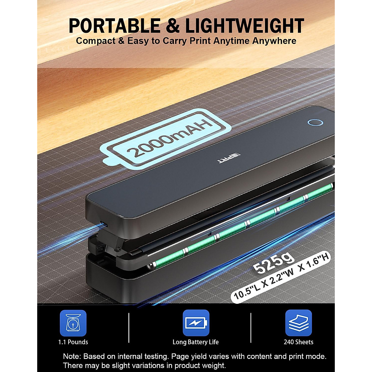 iDPRT Thermal Label Printer Desktop Label Printer for Shipping Packages, 6 IPS Label Maker Work with Windows & MAC, Compatible with USPS, Amazon, Ebay, etc.