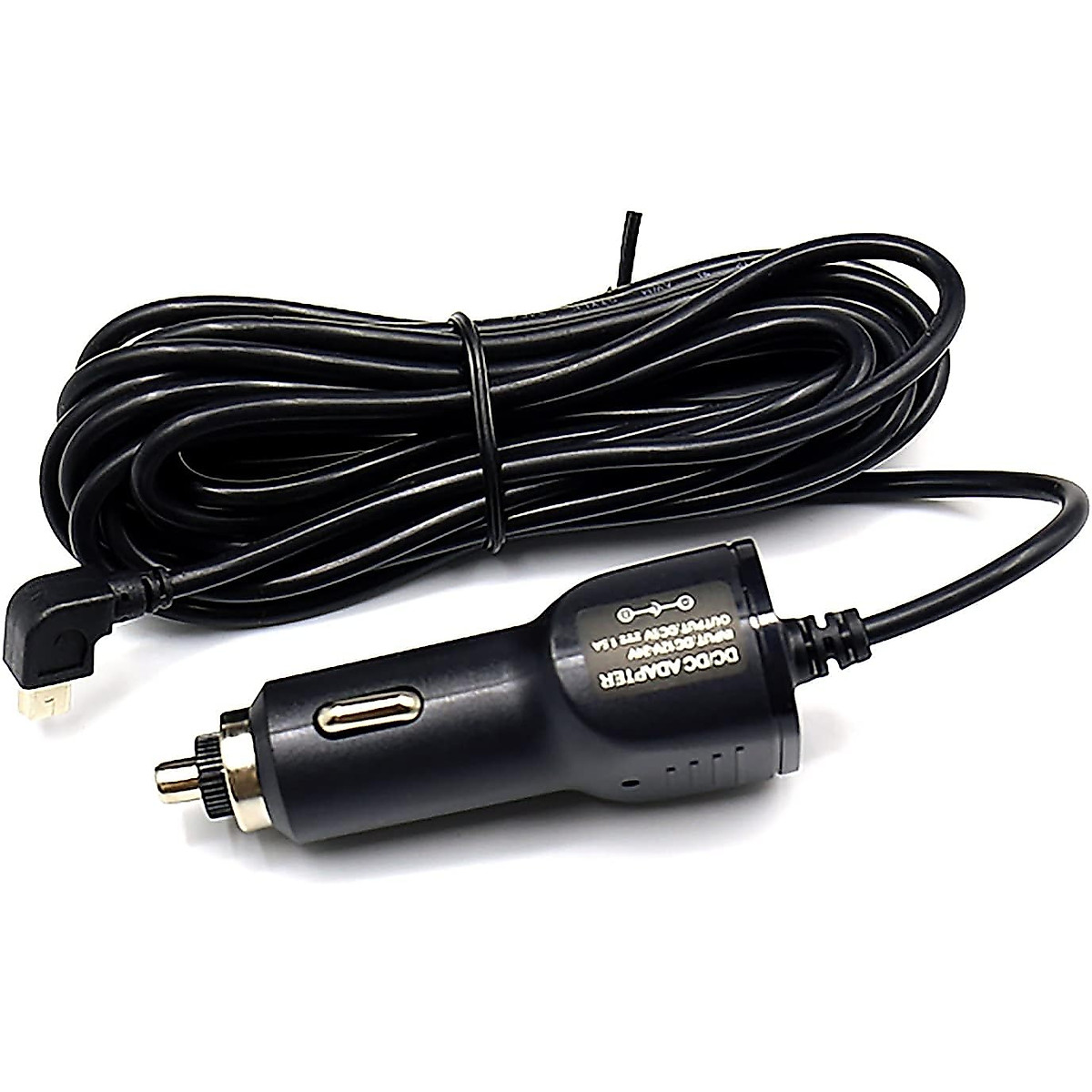 Pruveeo Car Charger Mini USB Adapter for D80/D90-4CH Mini Dash cam, Replacement Vehicle Power Cable Cord