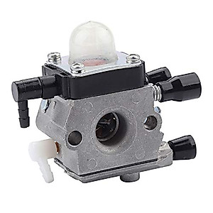 Wellsking FS 38 Carburetor for Stihl fs55 Carburetor HL45 HS45 KM 55 FC55 FS45 FS46 FS46C FS55 FS55R FS55RC FS45C FS45L FS55C FS55T String Trimmer Weedeater Rep C1Q-S186 with Replacement Kit