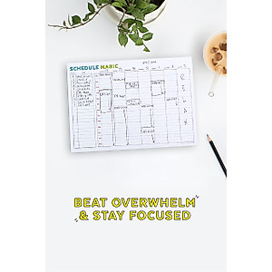 Schedule Magic Time Blocking Planner (Weekly)