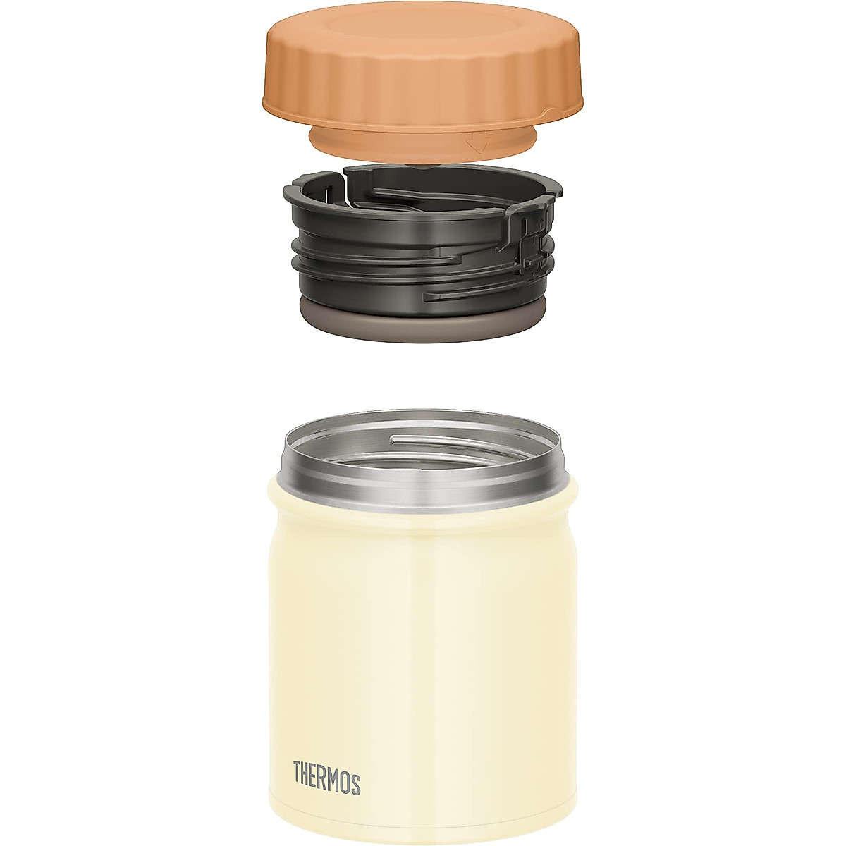 Thermos JBT-301 CRW Vacuum Insulated Soup Jar, 10.1 fl oz (300 ml), Cream White