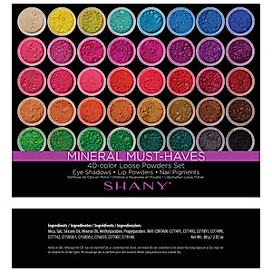 SHANY Eye Sparkle/Eye shadow Loose Powder - Set of 40 Colors(Pack of 1)