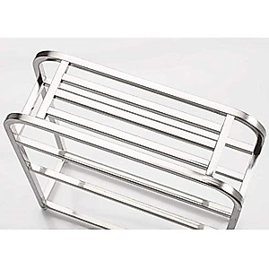 ZSQAI Storage Rack Multifunction Stainless Steel Knife Holder Storage Rack Kitchen Supplies
