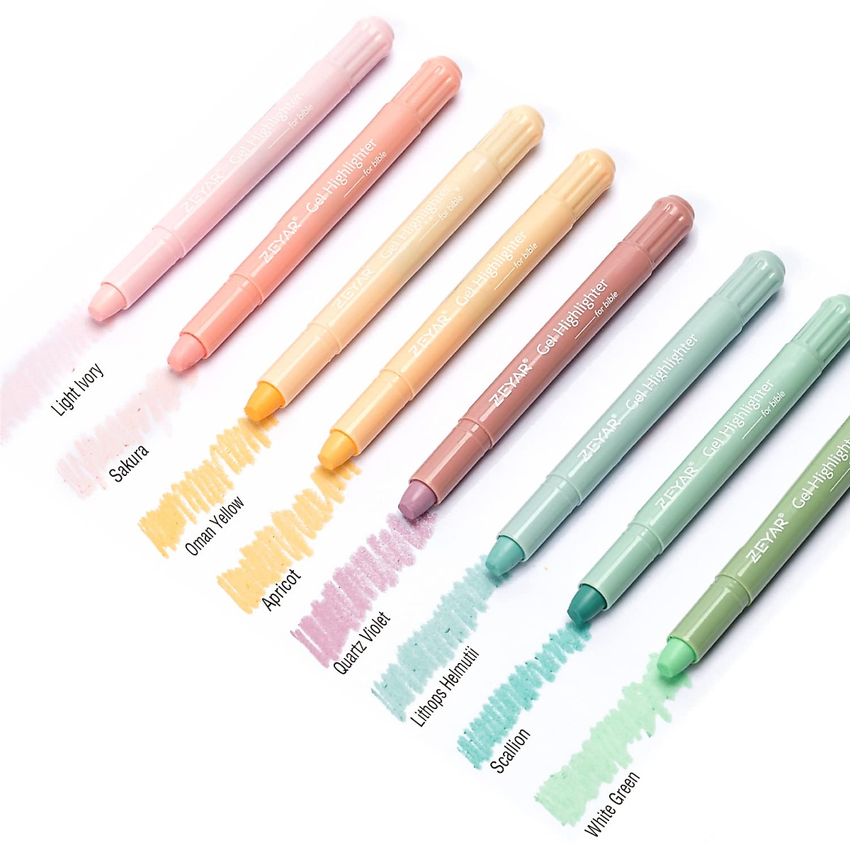 ZEYAR Twistable Crayons, Non Toxic Washable Silky Crayons, 8 Assorted Colors, Safe to use, Cute Art School Supplies & Gifts(Spring)