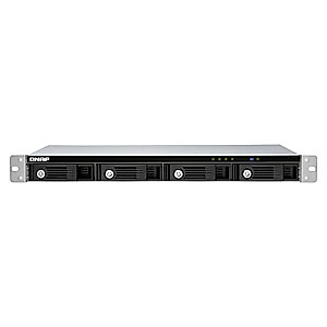QNAP TR-004U 1U 4 Bay Hard Drive Enclosure Direct Attached Storage (Das) with Hardware RAID USB 3.0 Type-C