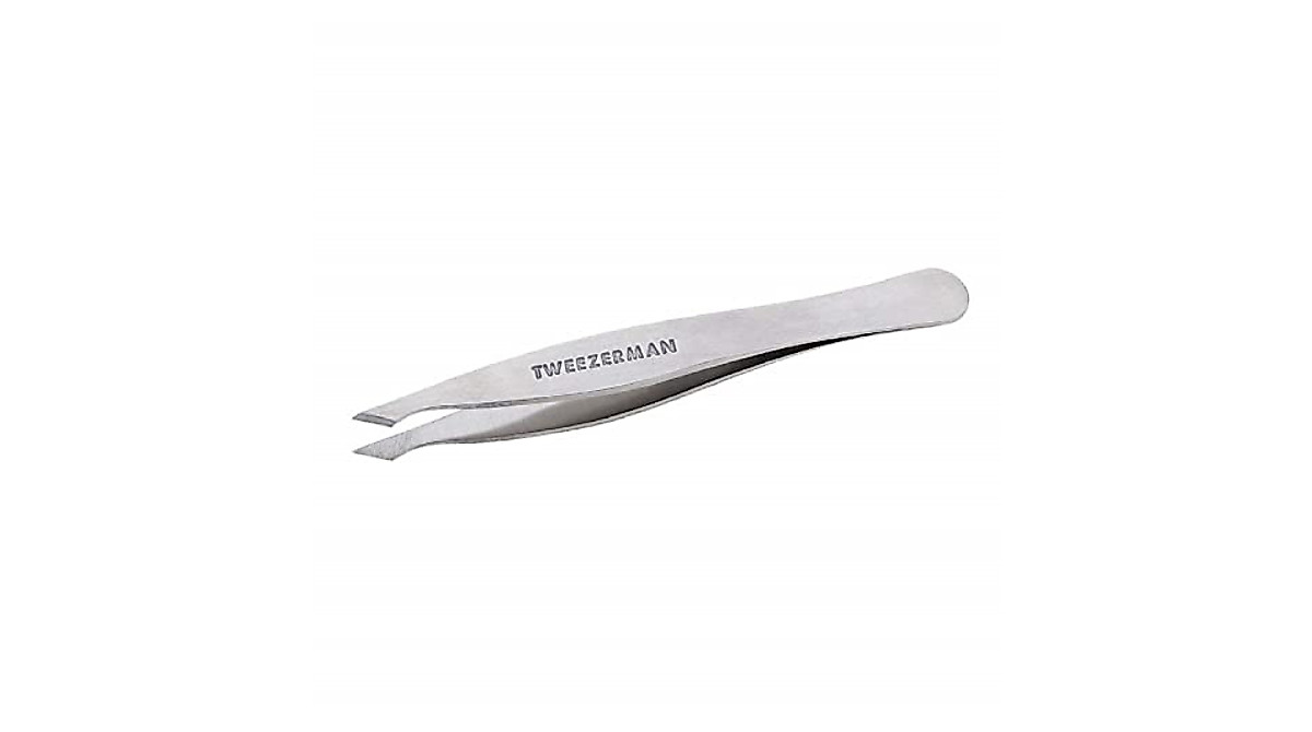 Tweezerman Stainless Steel Slanted Point Tweezer
