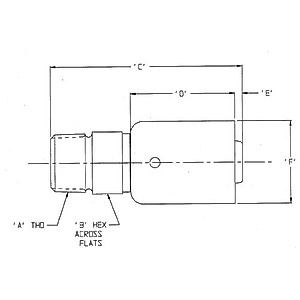 Dixon Holedall 12P1 Plated Carbon Steel Hose Fitting, External Swage Uni-Range Male Coupling with Ferrule, 3/4" Hose ID, 1-10/64" - 1-14/64" Hose OD