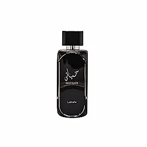 Lattafa Perfumes Premium Collection Hayaati For Men,Hayaati Gold Elixir For Women & Hayaati Makeky EDP-100ML/3.4Oz| Musk & Woody Notes. (Hayaati Men)