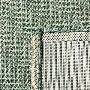 Safavieh Courtyard Collection 2'3" x 5' Dark Green/Beige CY7987 Indoor/Outdoor Waterproof Washable Mudroom Backyard Patio Area Rug