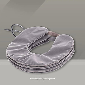 ChiFit Neck Traction - 4 Layer Cervical Neck Traction Device - Neck Massager & Collar - Neck & Shoulder Pain Relief - Cervical Collar for Travel/Home Improved Spine Alignment