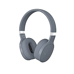 Stretchable Vj087 Wireless Bluetooth 5.0 Headphones Over Ear Gaming Headset Noise Cancelling Earphones Premium Sound with Deep Bass Built in Mic Sport Headphone Gray