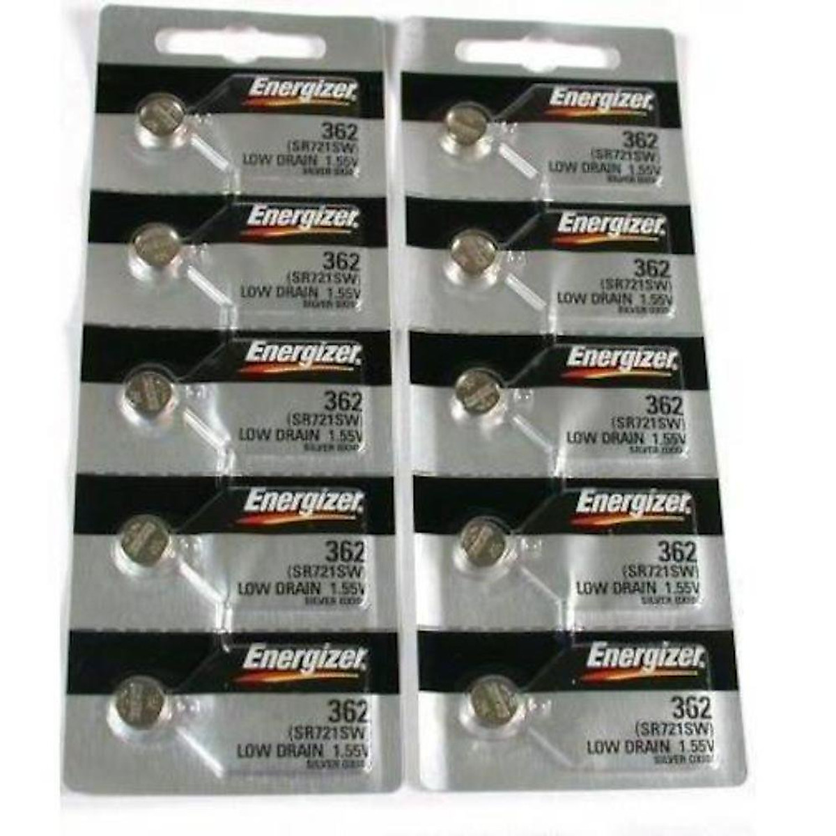 10 362 / 361 Energizer Watch Batteries SR721SW SR721W