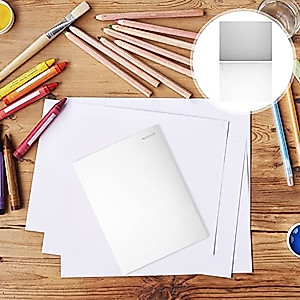 Cabilock 8 pcs Anti- Slip Writing Boards Durable Exam Plates (Assorted Color)
